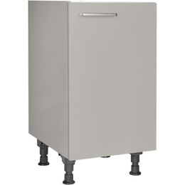 Sp&uuml;lenschrank Nobilia, B:45cm H:87cm T:58,3cm, grau, K&uuml;che, Schr&auml;nke, ""Touch", Ausrichtung w&auml;hlbar, vormontiert, in den Breiten", 45 und 60 cm, mit