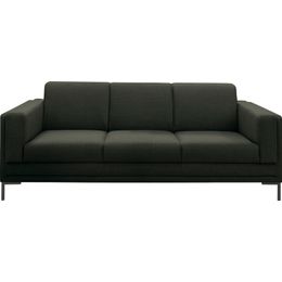 3-Sitzer, B:210cm H:82cm T:90cm, gr&uuml;n, LOOKS by Wolfgang Joop, 100% Polyester, Sofas, "LOOKS VII", klare Linien, edles Design