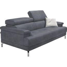 2,5-Sitzer Egoitaliano, B:200cm H:76cm T:106cm, grau, Sofas, "Soul, Design und Sitzkomfort auf hohem Niveau, tolle Details", inkl.