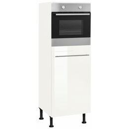 Backofen/K&uuml;hlumbauschrank Optifit, B:60cm H:173,4cm T:58,4cm, wei&szlig;, Schr&auml;nke, "Bern", 60 cm breit, 176 cm hoch, h&ouml;henverstellbare Stellf&uuml;&szlig;e, mit