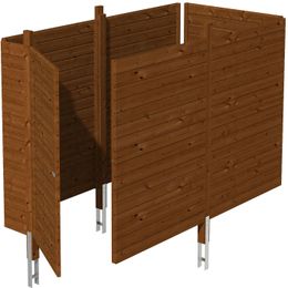 Skan Holz Carport-Ger&auml;teraum SKANHOLZ, braun, Holzwerkstoff, Ger&auml;teh&auml;user, "Abstellraum C1", aus Profilschalung