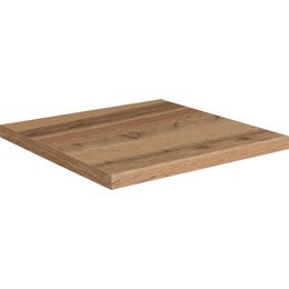 Arbeitsplatte KOCHSTATION, B:110cm H:3,8cm T:60cm, braun, Holzwerkstoff, K&uuml;che, Tischplatten, "KS-Universal", St&auml;rke 38 mm, verschiedene Breiten,