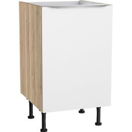 Sp&uuml;lenschrank KOCHSTATION, B:50cm H:87cm T:58,4cm, wei&szlig;, K&uuml;che, Schr&auml;nke, "KS-Aken"