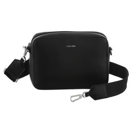 Calvin Klein Damen Mini Bag "CK MUST SMALL CAMERA BAG", schwarz, Polyester, unifarben, Taschen, kleine Damen-Umh&auml;ngetasche, Schultertasche mit