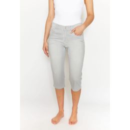 Angels Damen Caprijeans "ANACAPRI", grau, Gr. 42, Denim/Jeans, Obermaterial: 97% Baumwolle, 3% Elasthan, Jeans, mit Stretch