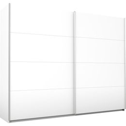 Schwebet&uuml;renschrank Rauch, B:271cm H:210cm T:62cm, wei&szlig;, Holzwerkstoff, Schr&auml;nke, "Quadra Kleiderschrank BESTSELLER Schrank Gaderobe", mit