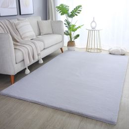Hochflor-Teppich, B:200cm H:20mm L:290cm, silber, Ayyildiz Teppiche, Polyester, Teppiche, "POUFFY 5100", L&auml;ufer, weicher glatter Softflor, Kaninchen