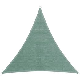 Sonnensegel Windhager, B:500cm T:500cm, gr&uuml;n, Polyethylen, Terasse, Sonnensegel, "Capri Dreieck", 5x5x5m, olive