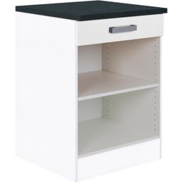 Unterschrank Optifit, B:50cm H:84,8cm T:60cm, wei&szlig;, K&uuml;che, Schr&auml;nke, "Elm", Breite 50 cm