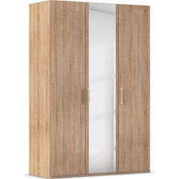 Dreht&uuml;renschrank Rauch, B:151cm H:223cm T:61cm, braun, Holzwerkstoff, Schr&auml;nke, "Kleiderschrank Schrank Garderobe Schlafzimmerschrank EVELYN", in
