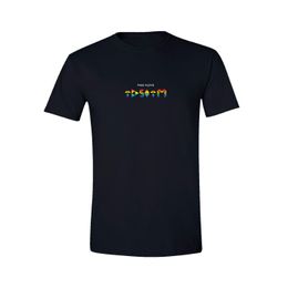 F4NT4STIC Damen T-Shirt "Pink Floyd TDSOTM Rainbow", schwarz, Gr. L, Obermaterial: 100% Baumwolle, Shirts, Fan Merchandise