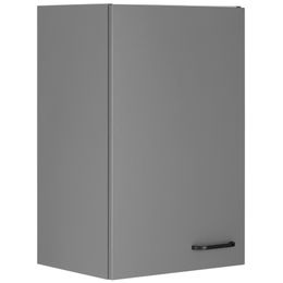 H&auml;ngeschrank Optifit, B:45cm H:70,4cm T:34,9cm, grau, Holzwerkstoff, K&uuml;che, Schr&auml;nke, "Elga", mit Soft-Close-Funktion und Metallgriff, Breite 45 cm
