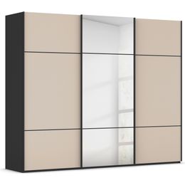 Schwebet&uuml;renschrank Rauch, B:271cm H:223cm T:68cm, beige, Holzwerkstoff, Schr&auml;nke, "Kleiderschrank Schrank Garderobe Schlafzimmerschrank SCALE-TRIO",