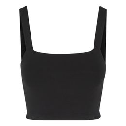 Urban Classics Damen T-Shirt "Urban Classics Damen Ladies Cropped Top"schwarz, Gr. XL, unifarben, 95% Baumwolle, 5% Elasthan, Shirts