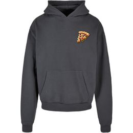 Merchcode Herren Kapuzenpullover "Merchcode Pizza Comic Ultra Heavy Hoody"schwarzgrau, Gr. M, mehrfarbig, 100% Baumwolle, Pullover