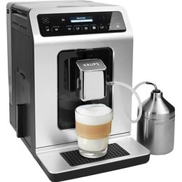 Krups Kaffeevollautomat "EA891D Evidence", B:24cm H:36,3cm T:37,2cm, grau, Kaffeevollautomaten, 12 Kaffee- und 3 Tee-Variationen, OLED-Display und