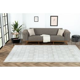 Teppich, B:200cm H:10mm L:290cm, beige, MyFlair M&Ouml;BEL & ACCESSOIRES, Polyester, Wohnzimmer, Teppiche, "My House, LAGERR&Auml;UMUNG", Kurzflor,