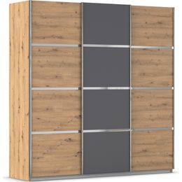 Kleiderschrank Rauch, B:203cm H:210cm T:62cm, grau, Holzwerkstoff, Kinderzimmer, Schr&auml;nke, "Schwebet&uuml;renschrank OTTO ́s Choice Garderobe Schrank TOP