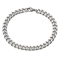Vivance Damen Armband, 21cm, Edelstahl, wei&szlig;, Edelstahl, Armb&auml;nder