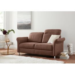 Sit & More 2,5-Sitzer SIT & MORE, B:179cm T:96cm, braun, Sofas, "Darwin", inklusive Federkern, wahlweise mit Kopfteilverstellung