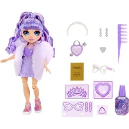 RAINBOW HIGH Kinder Anziehpuppe "Creative Crystals Fashion Doll- Violet", bunt, Puppen
