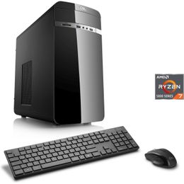 CSL Gaming-PC "Sprint V28514", Microsoft Windows 11 Home (64 Bit), 16 GB RAM 1.000 GB SSD, schwarz, Desktop-PCs