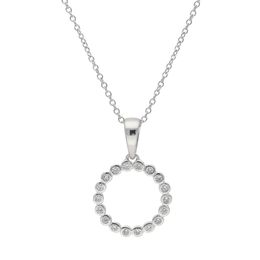Vivance Damen Kette mit Anh&auml;nger "sparkling", Silber 925 (Sterlingsilber), silber, Silber 925 (Sterlingsilber), Halsketten