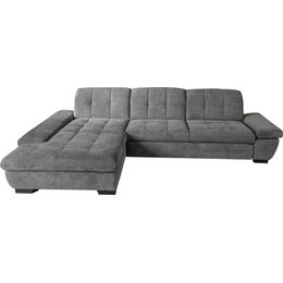 Ecksofa Alina, B:271cm H:90cm T:204cm, grau, Wohnzimmer, Sofas, "Salima", Inklusive R&uuml;ckenlehnenverstellung