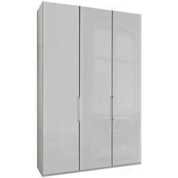 Dreht&uuml;renschrank Wiemann, B:148,4cm H:216cm T:58cm, wei&szlig;, Floatglas, Holzwerkstoff, Schr&auml;nke, "Monaco, Made in Germany, edle Glasfront, in