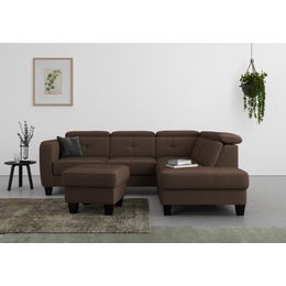 Sit & More Stauraumhocker SIT & MORE, B:58cm H:48cm T:58cm, braun, Hocker, "Belluci", mit Stauraum