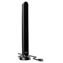 Hama Innenantenne "Antenne f&uuml;r DAB+, DAB, UKW (aktiv, 30dB Verst&auml;rkung)", B:6cm L:31cm T:6cm, schwarz, Antennen, Zimmerantenne