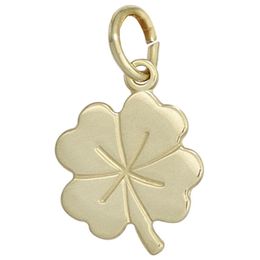 Jobo Damen Kettenanh&auml;nger "Anh&auml;nger Kleeblatt", Gelbgold 333, gold, Gelbgold 333, Schmuckanh&auml;nger, 333 Gold