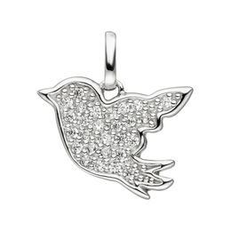 Jobo Damen Kettenanh&auml;nger "Anh&auml;nger Vogel", Silber 925 (Sterlingsilber), silber, Silber 925 (Sterlingsilber), Schmuckanh&auml;nger, 925 Silber mit 27