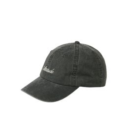 Jack & Jones JACK & JONES Herren Baseball Cap "JACSOFT BASE WASHED CAP SN"schwarz, unifarben, Web, Baumwolle, Caps, mit Branding