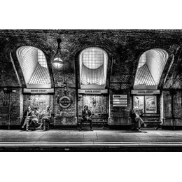 papermoon Fototapete "Photo-Art MARC PELISSIER, B&Auml;CKER STRASSE", B/L: 4,5m x 2,8m, Bahnen: 9 Stk., bunt, Schlafzimmer, Tapeten