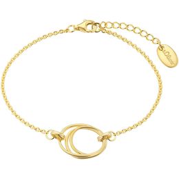 s.Oliver Damen Armband "2037824", 20cm, Silber 925 (Sterlingsilber), gold, Silber 925 (Sterlingsilber), Armb&auml;nder
