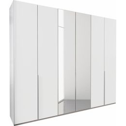Kleiderschrank wimex, B:270cm H:208cm T:58cm, wei&szlig;, Schlafzimmer, Schr&auml;nke, "New York", INKLUSIVE Schubladeneinsatz und Einlegeb&ouml;den