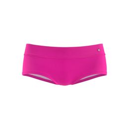 s.Oliver Damen Bikini-Hotpants "Spain", pink, Gr. 42, unifarben, Microfaser, Polyamid, Badehosen, unifarben