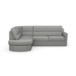 Sit & More Ecksofa SIT & MORE, B:243cm H:87cm T:155cm, grau, Wohnzimmer, Sofas, "Panini L-Form", wahlweise mit Vorziehsitz und Bettkasten