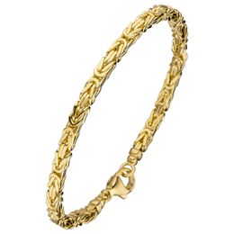 Jobo Damen Armband, 19cm, Gelbgold 333, gold, Gelbgold 333, Armb&auml;nder, K&ouml;nigsarmband 333 Gold massiv 19 cm