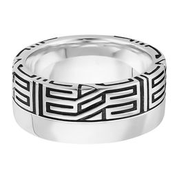 CAI CA&Iuml; Herren Fingerring "925/- Sterling Silber rhodiniert Ornament", 058 (18,5), Silber 925 (Sterlingsilber)wei&szlig;, Silber 925 (Sterlingsilber),