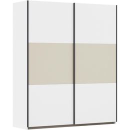 Schwebet&uuml;renschrank Rauch, B:175cm H:210cm T:59cmalpinwei&szlig;, beige (champagner), Holzwerkstoff, Schr&auml;nke, "Kleiderschrank Schrank Garderobe