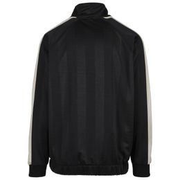 Fubu Herren Collegejacke "Fubu Herren FM223-017-2 Fubu Varsity Striped Track Jacket", schwarz, Gr. M, mehrfarbig, 70% Polyester, 30% Wolle, Jacken