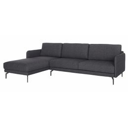 Ecksofa, B:234cm H:85cm T:178cm, schwarz, CREATION BY ROLF BENZ, Chenille COCO (72% Polyester 15% Baumwolle 13% Polyacryl), Wohnzimmer, Sofas,