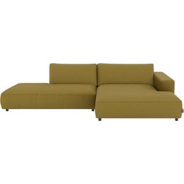 Ecksofa Musterring, B:330cm H:81cm T:190cm, gr&uuml;n, 100% Polyester, Wohnzimmer, Sofas, "Lucia", verschiedene Farben, gro&szlig;er Longchair mit Armlehne,