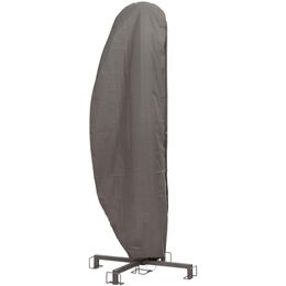Sonnenschirm-Schutzh&uuml;lle, B:86cm H:260cm L:260cm, grau, WINZA OUTDOOR COVERS, Polypropylen (PP), Planen, f&uuml;r Schirme bis &oslash; 400 cm, Ma&szlig;e 260x60/86 cm