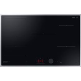 Samsung Flex-Induktions-Kochfeld "NZ85C6058HK/U1", B:80cm H:4,8cm T:52cm, grau, Kochfelder, Mehr Flexibilit&auml;t und viel Platz deine Pfannen & T&ouml;pfe.
