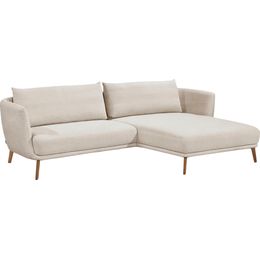 Sch&ouml;ner Wohnen Kollektion Ecksofa, B:270cm H:71cm T:160cm, wei&szlig;, SCH&Ouml;NER WOHNEN-KOLLEKTION, 96% Polyester, 4% Polyacryl, Wohnzimmer, Sofas, "Pearl - 5 Jahre