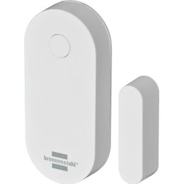 Fa.Brennenstuhl BRENNENSTUHL T&uuml;rklingel-Set "Connect Zigbee T&uuml;r- und Fensterkontakt TFK CZ 01", wei&szlig;, T&uuml;rklingel-Sets, Nachricht aufs Handy, kostenlose App