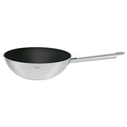 R&ouml;sle R&Ouml;SLE Wok "PUREELEMENTS &Oslash; 28 cm Keramik ProCeraPlus", &Oslash; 28cm + H&ouml;he 11,1cmsilberfarben, Pfannen